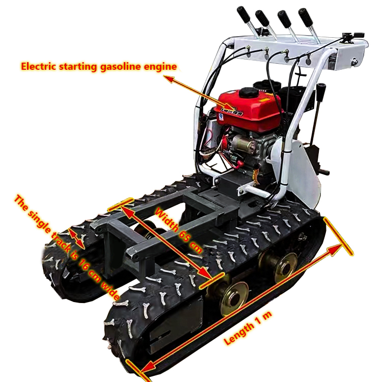Petrol engine 1*0.65m crawler chassis – starcrawlertrack